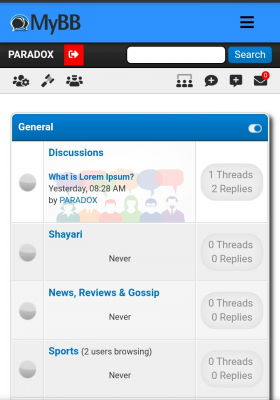 Extend MyBB - Responsive Default MyBB