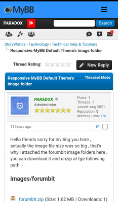 Extend MyBB - Responsive Default MyBB